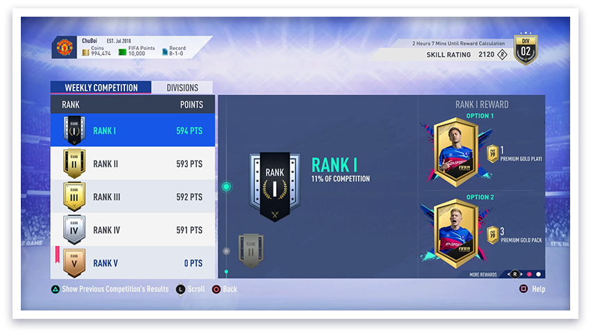 FIFA 19: Division Rivals - FifaUltimateTeam.it - UK