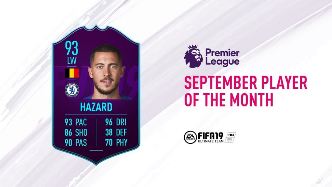 FIFA 19: Eden Hazard POTM September announced for the Ultimate Team ...