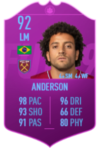 FIFA 19: Felipe Anderson Special Premier League card – Futties ...