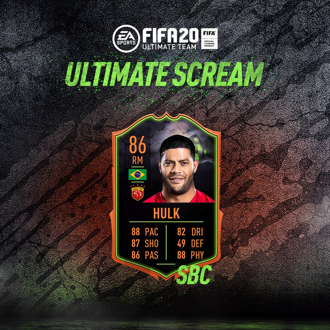 FIFA 20: Hulk – Ultimate Scream SBC announced – Requirements ...