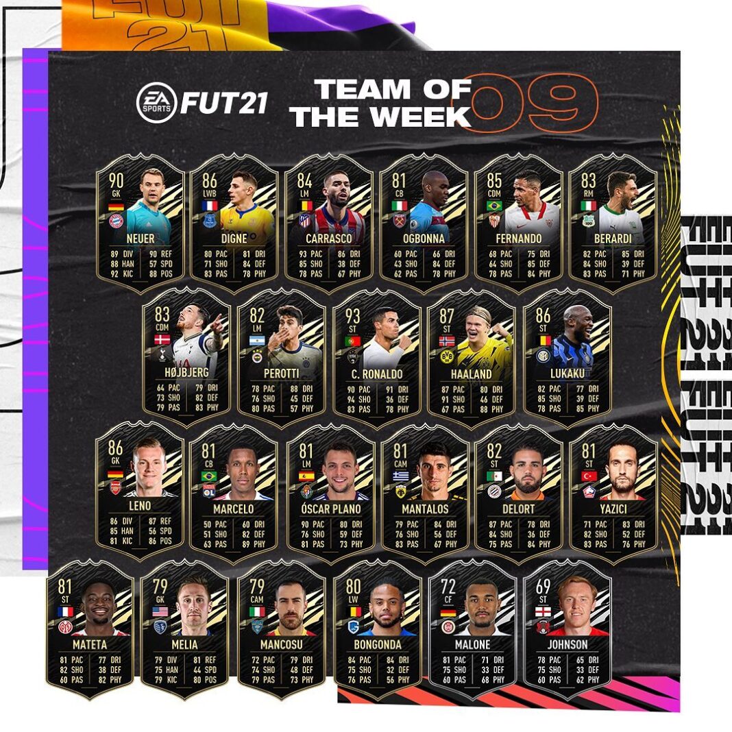 Fifa 21 Totw 9 Reveal And Leaks Fifaultimateteam It Uk
