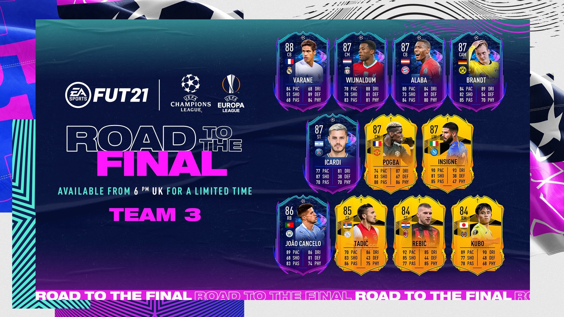 FIFA 21: RTTF Team 3 announced - Road To The Final - FifaUltimateTeam ...