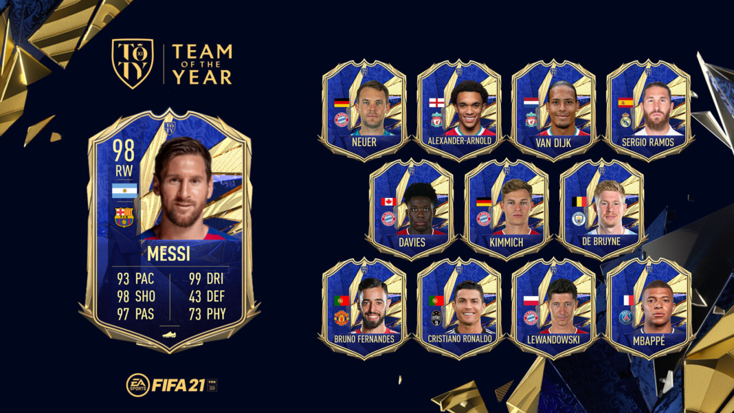 Fifa 21 Lionel Messi Is The 12th Toty Fifaultimateteam It Uk