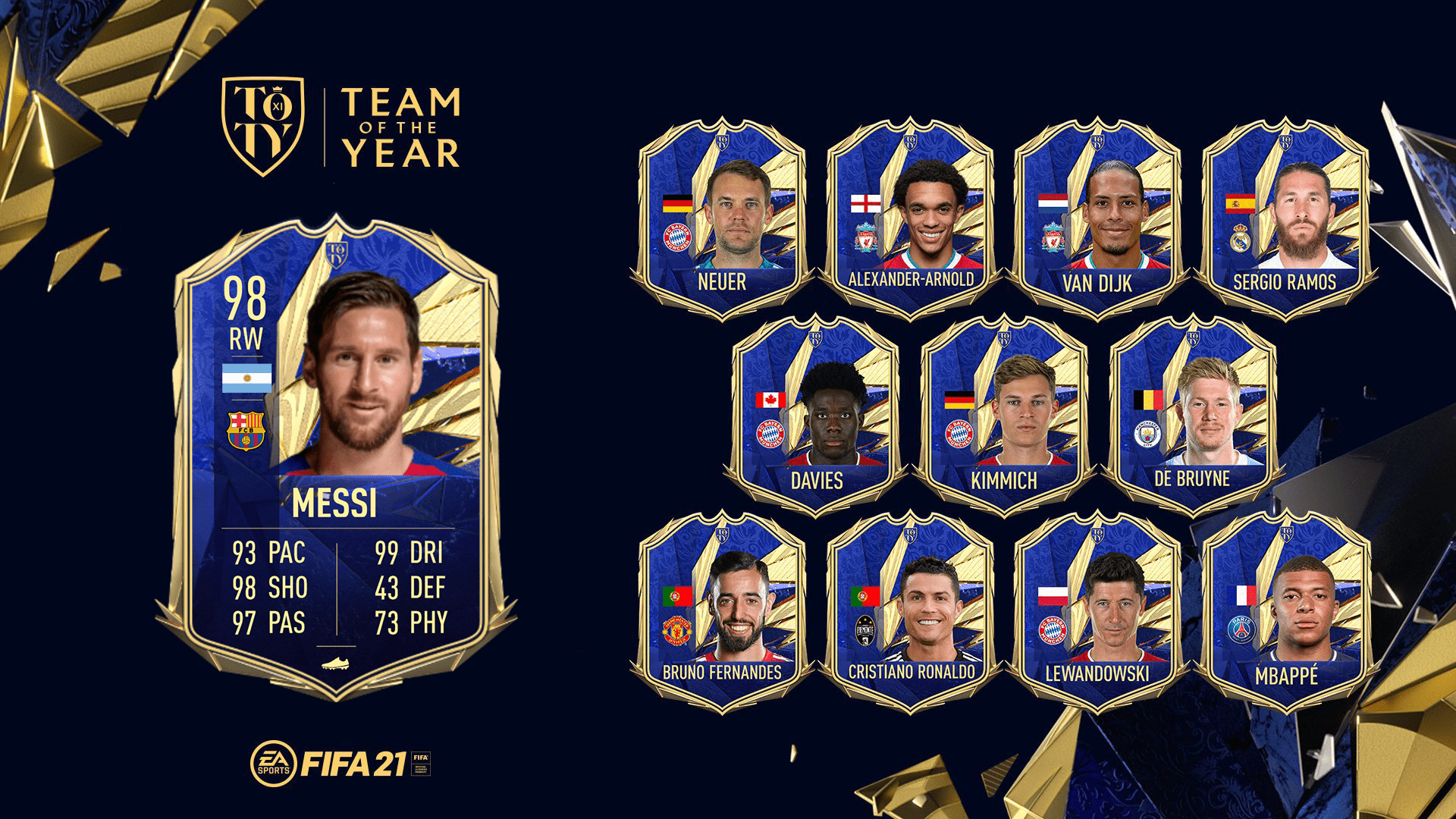 FIFA 21: Lionel Messi is the 12th TOTY - FifaUltimateTeam.it - UK