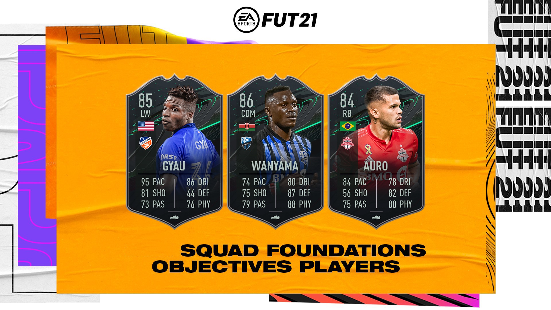 FIFA 21: Gyau - Wanyama - Auro MLS Squad Foundations 2 card in Season ...