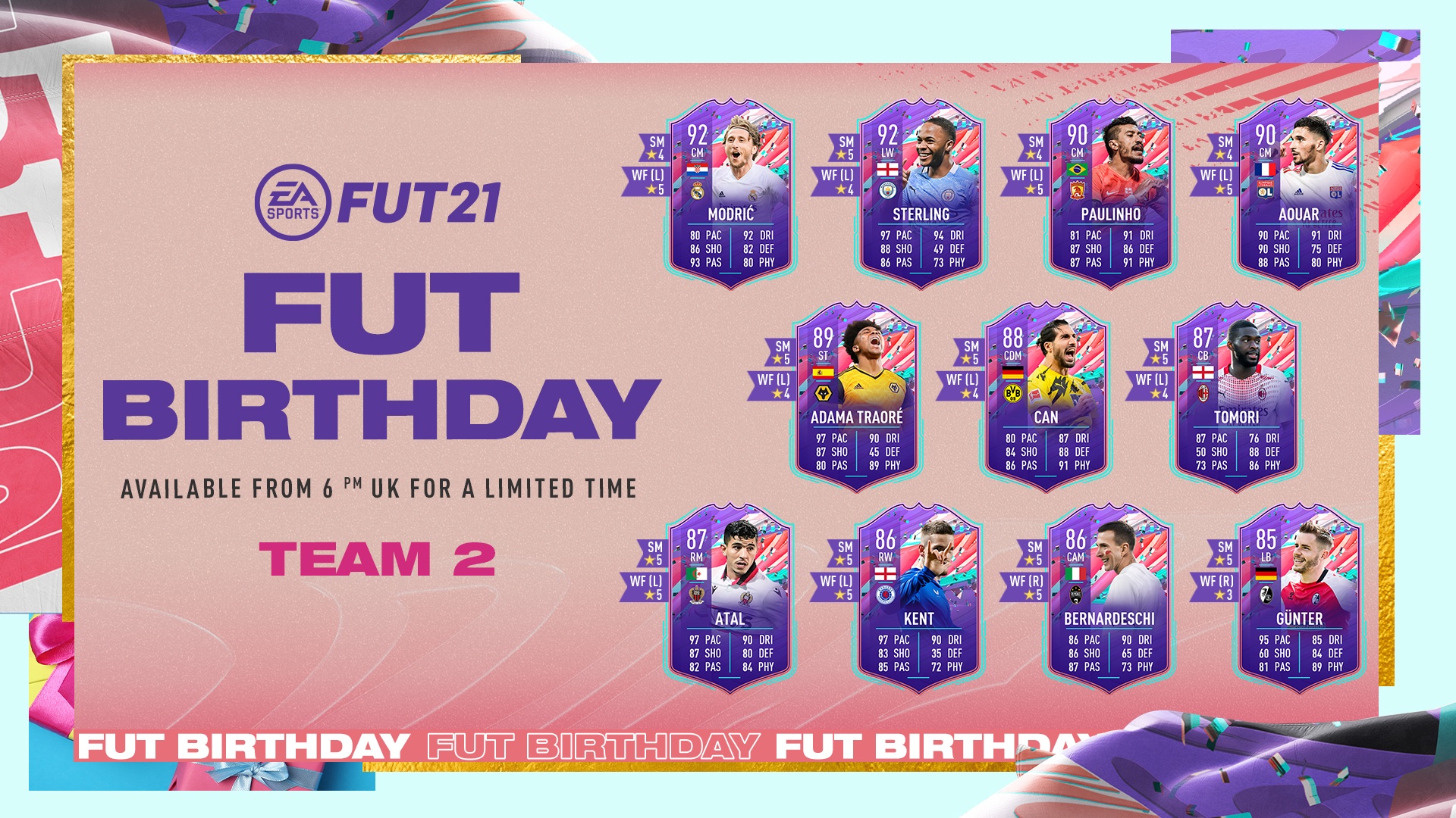 FIFA 21 FUT Birthday: Release Date Team 2 and Leaks for the annual ...