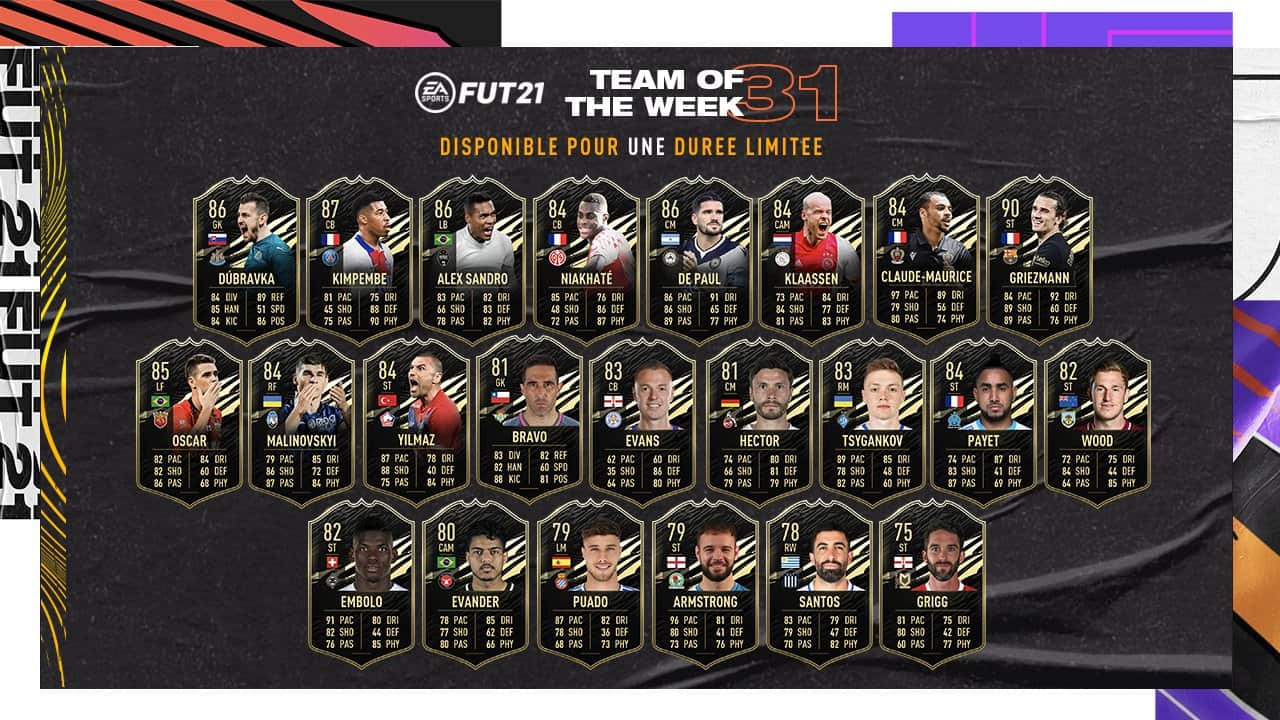 FIFA 21: TOTW 31 Reveal and Leaks - Team Of The Week Leaked ...