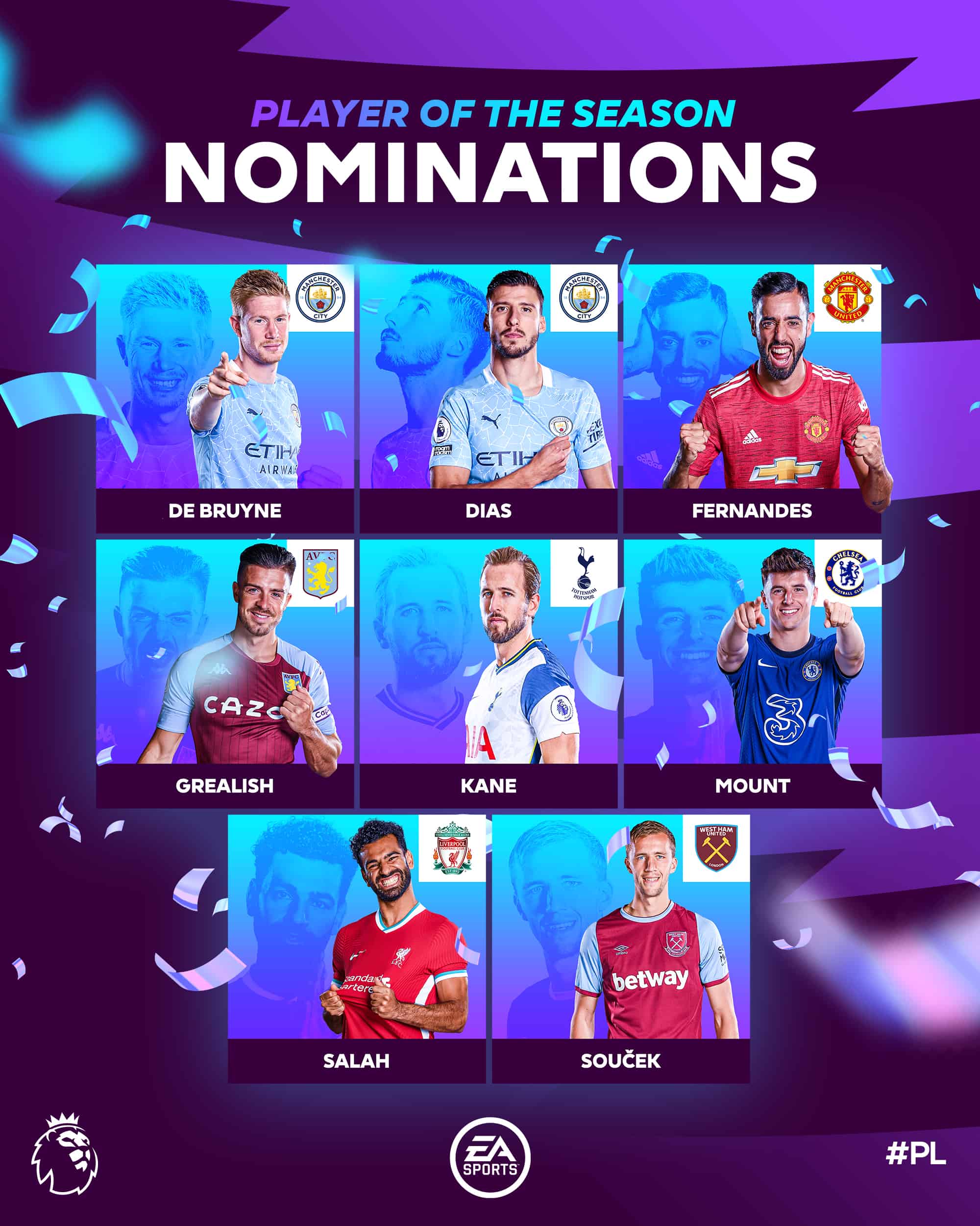 FIFA 21: POTS Premier League Nominees – Player Of The Season ...