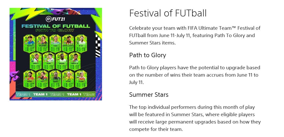 Fifa 21 Festival Of Futball Release Date Schedule And Leaks Fof