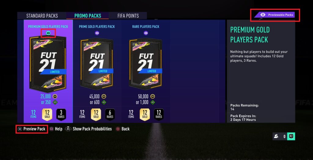 FIFA 21: FUT Preview Packs - Pitch Notes - FifaUltimateTeam.it - UK