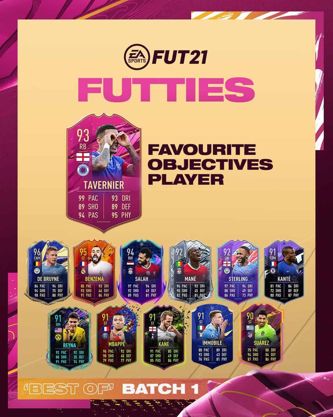 FIFA 21: James Tavernier FUTTIES Favourite Objectives - How to Complete ...