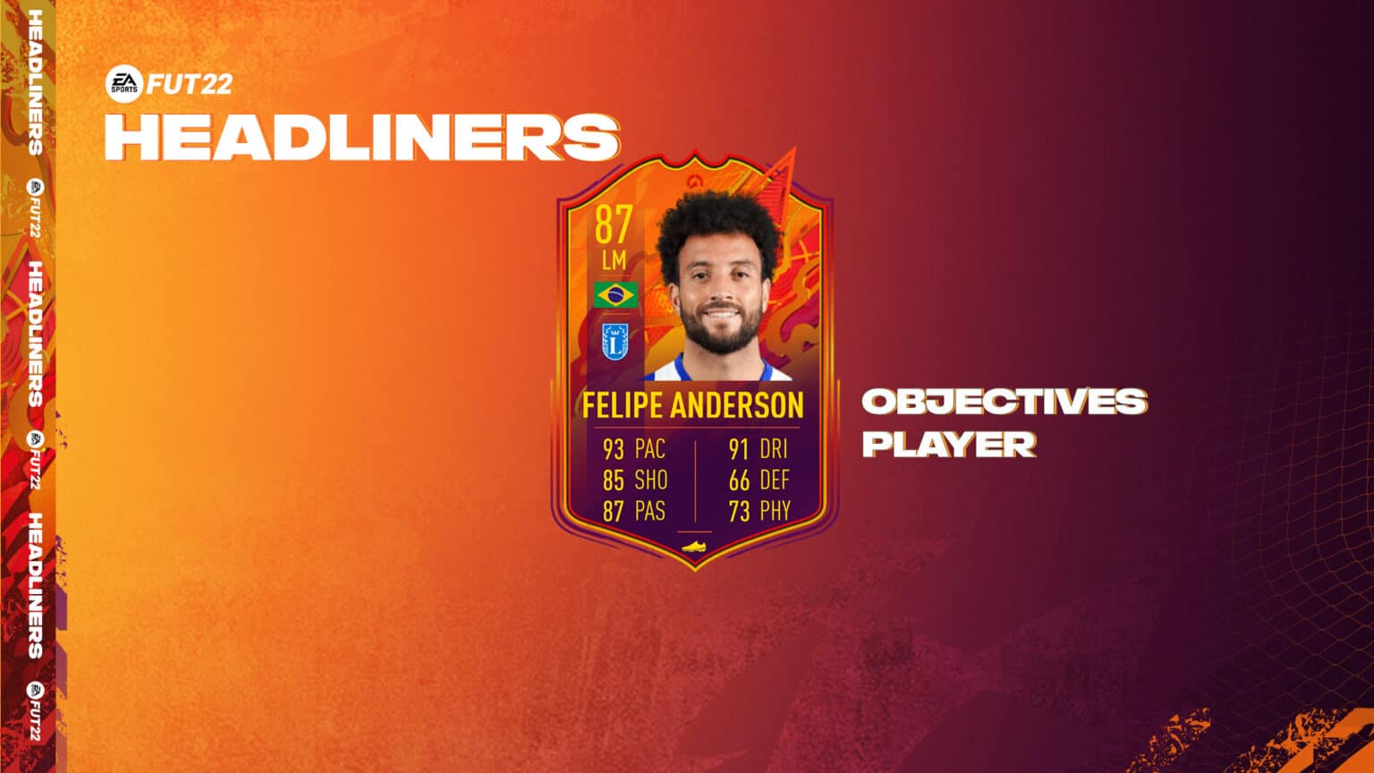 FIFA 22 Felipe Anderson Headliners Objectives - How to Complete ...