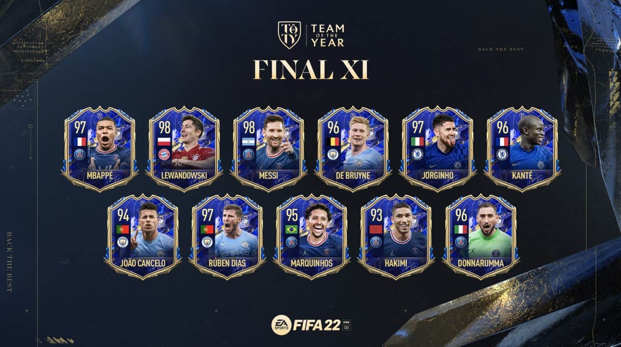 Fifa 22 Toty Team Xi Announced Leaked And Release Date Team Of The