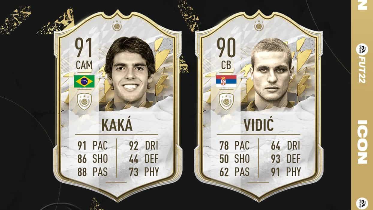 FIFA 22: Kaka and Vidic Icon SBC available - FifaUltimateTeam.it - UK