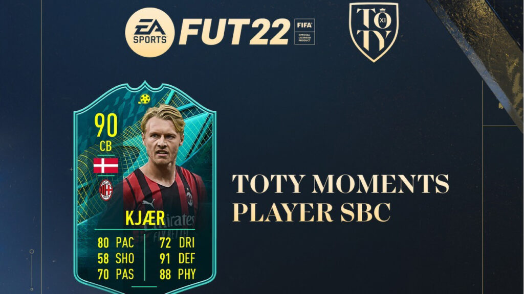 FIFA 22 SBC Simon Kjaer Moments TOTY – Cheapest Solutions and Review ...
