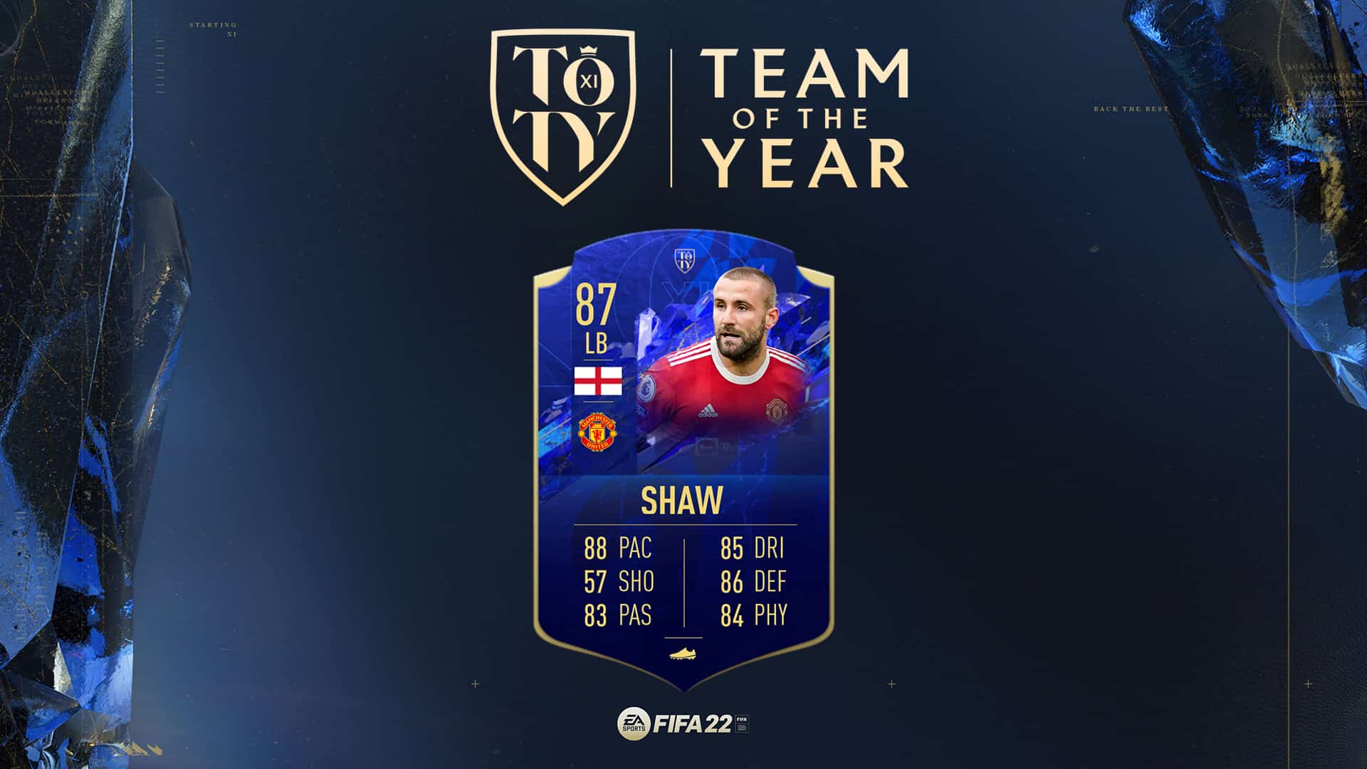 FIFA 22 Luke Shaw Honourable Mentions Objectives TOTY - How to Complete ...