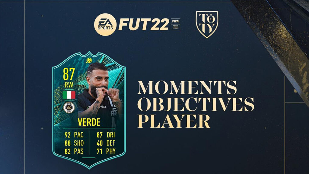 FIFA 22 Daniele Verde Moments Objectives TOTY - How to Complete ...