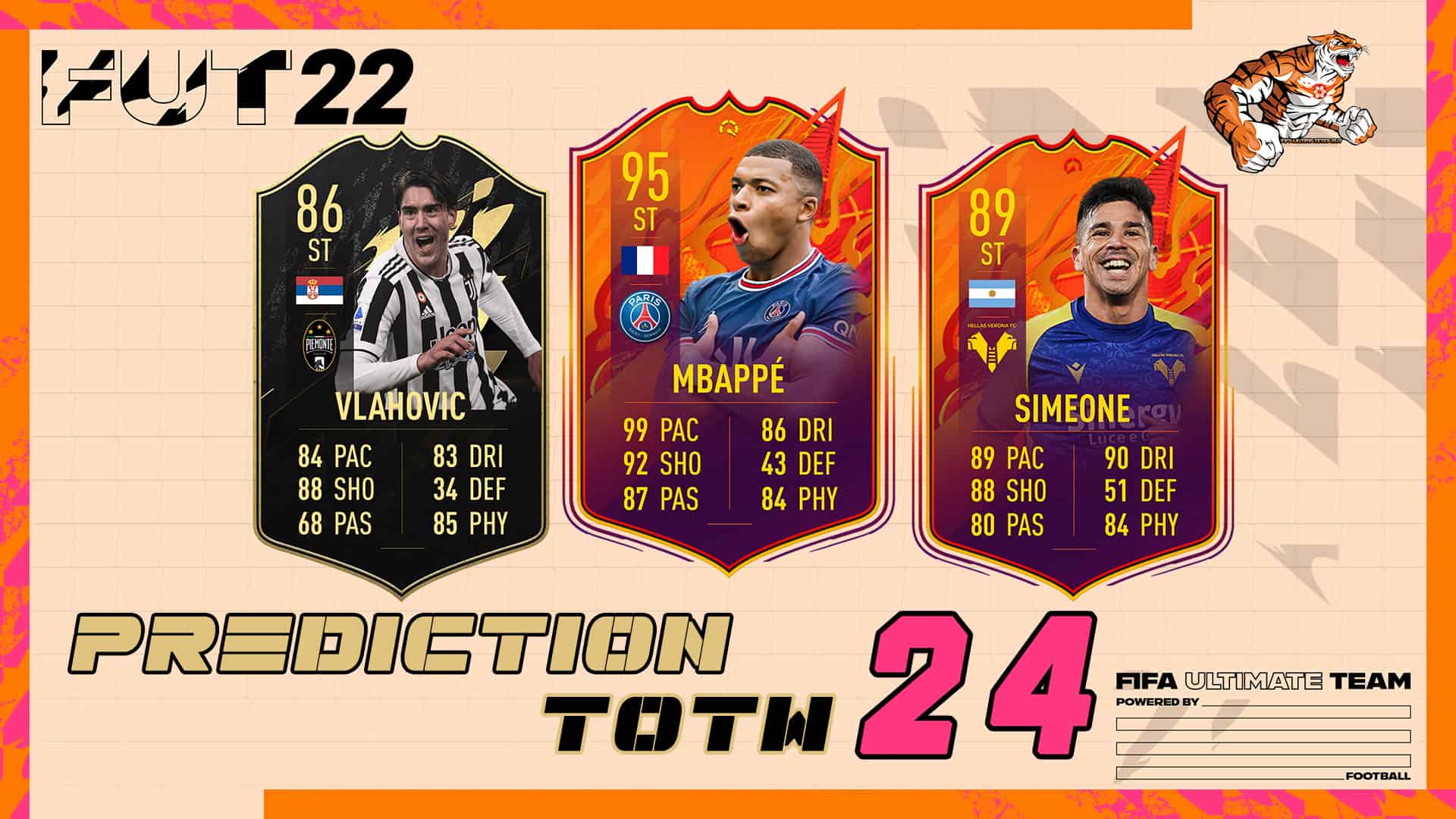 Totw 24 Predictions Fifa 22 Team Of The Week Featured Players