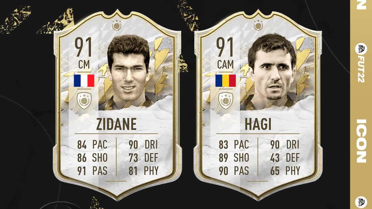 FIFA 22: Zidane and Hagi Icon SBC available - FifaUltimateTeam.it - UK