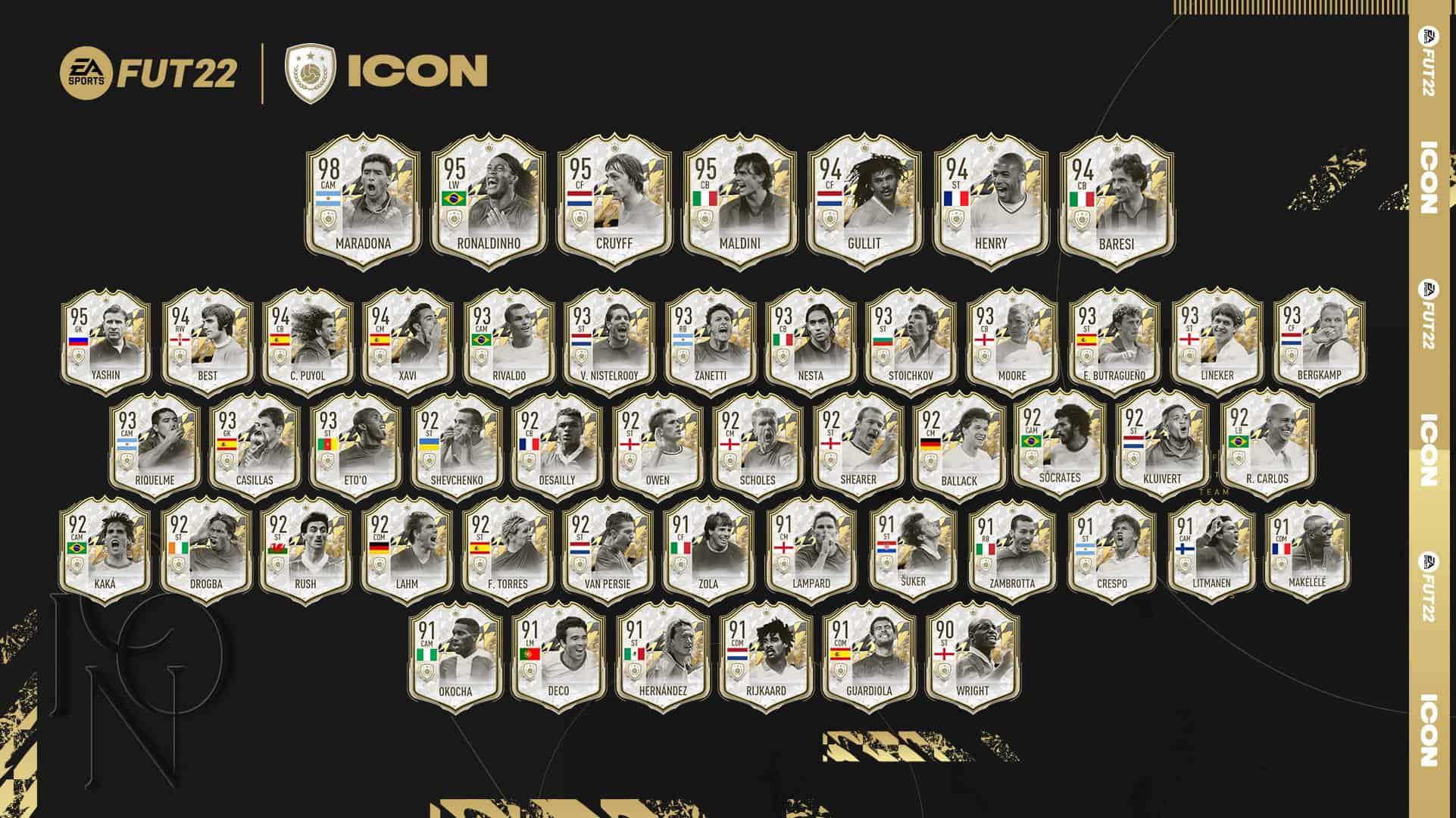 FIFA 22 Prime Icon Moments Second Batch - Full List available in packs ...