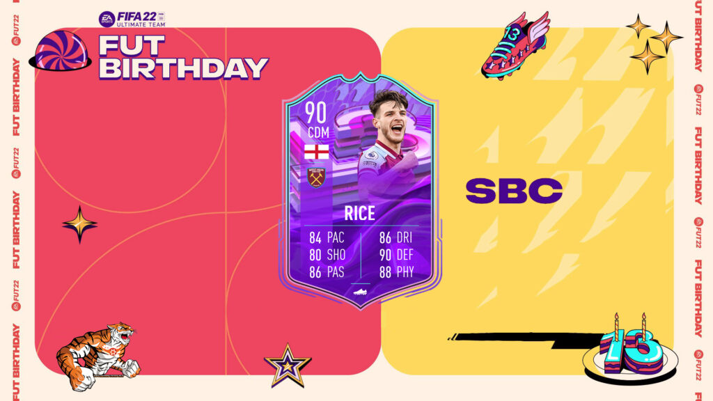 FIFA 22 SBC Declan Rice FUT Birthday: Cheapest Solutions and Review ...