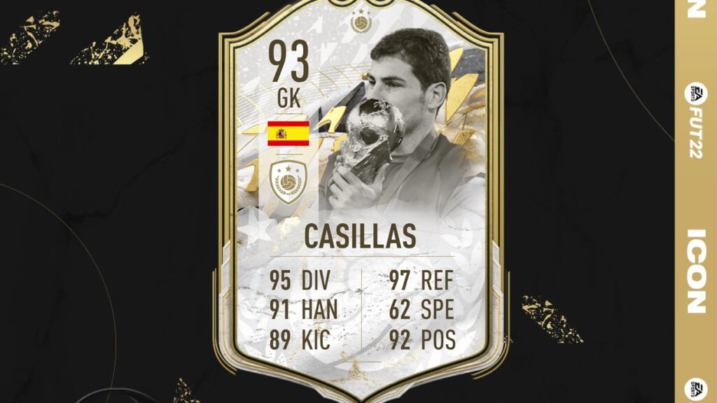 Fifa 22 Iker Casillas Prime Moments Icon Sbc Available
