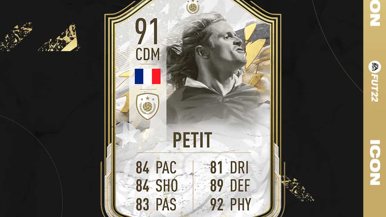FIFA 22: Emmanuel Petit Prime Moments Icon SBC available ...