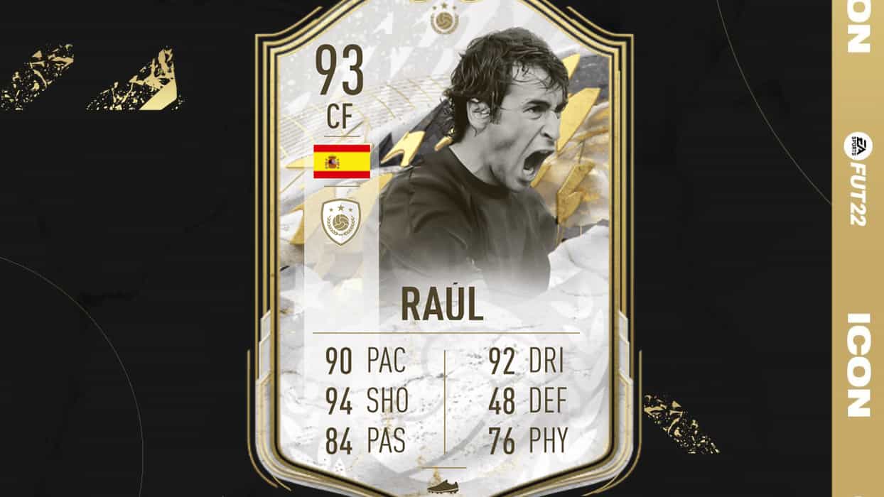 FIFA 22: Raul Prime Moments Icon SBC available - FifaUltimateTeam.it - UK