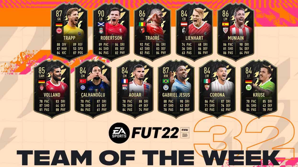 Fifa 22 Totw 32 Reveal And Leaks Team Of The Week Leaked