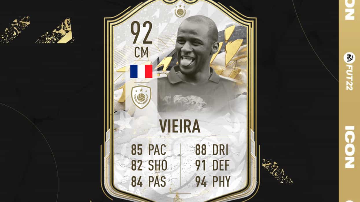 FIFA 22: Patrick Vieira Moments Icon SBC available - FifaUltimateTeam ...