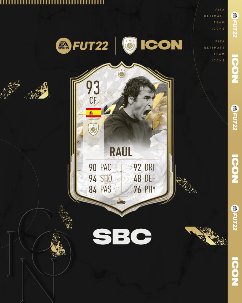 FIFA 22: Raul Prime Moments Icon SBC available | FifaUltimateTeam.it - UK