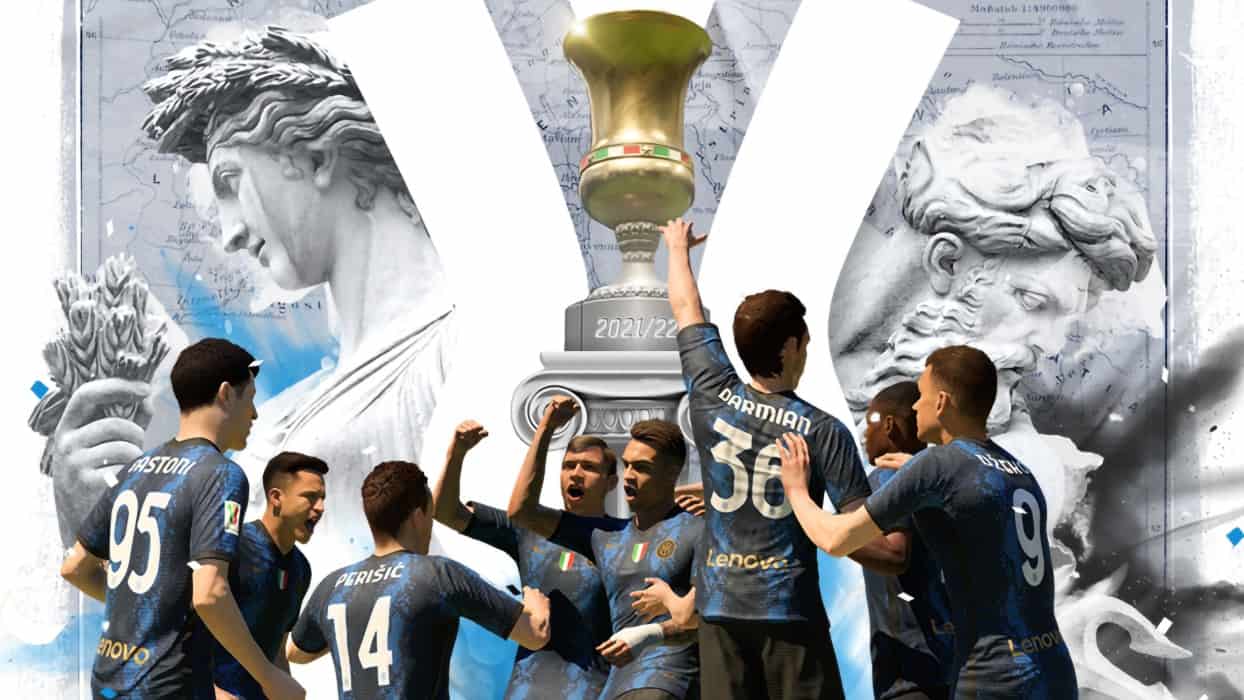 FIFA 22: EA Sports celebrates Inter for the victory in the Italian Cup ...