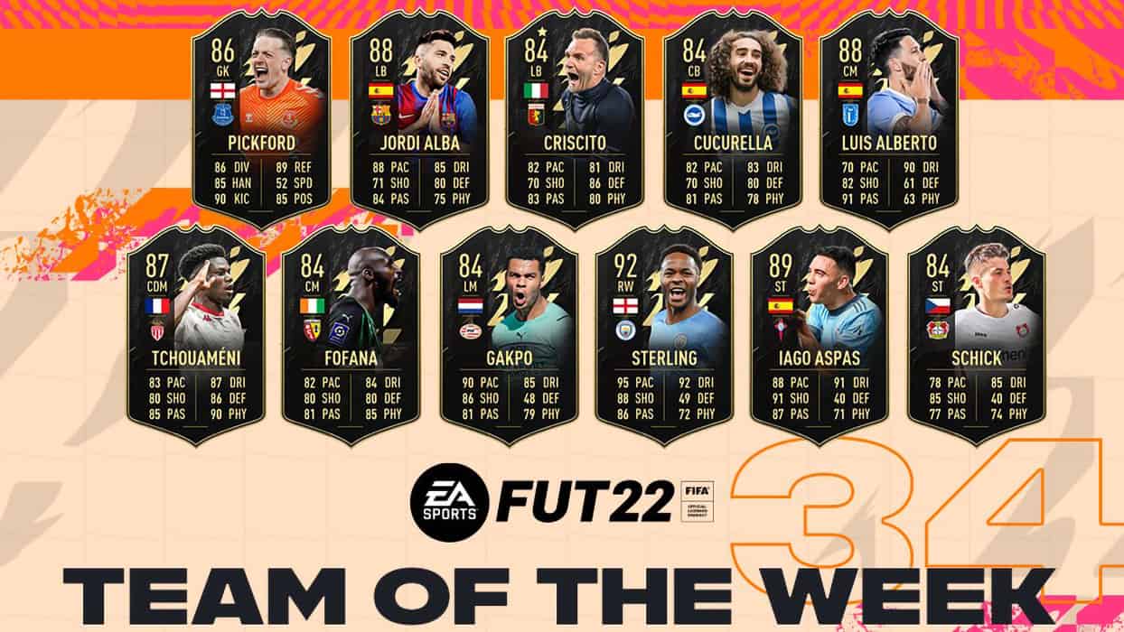 FIFA 22: TOTW 34 Reveal and Leaks. Team Of The Week Leaked with ...