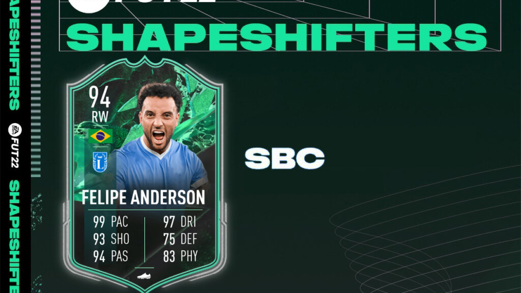FIFA 22 SBC Felipe Anderson Shapeshifters: Cheapest Solutions and ...