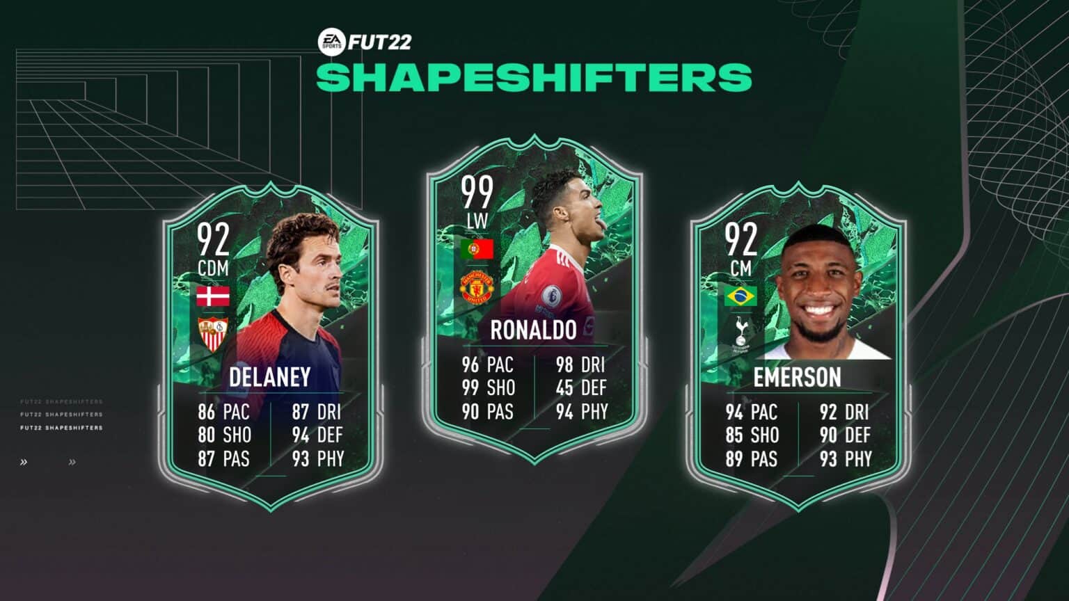 FIFA 22 Shapeshifters Team 2 Mini Release with Adama Traore, T. Mendes ...