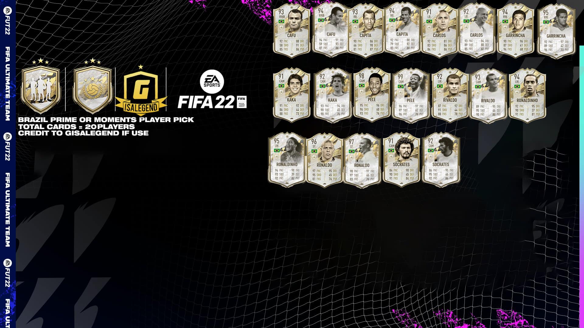 Fifa 22 Brazilian Prime And Moments Icon Moments Player Pick Sbc Which