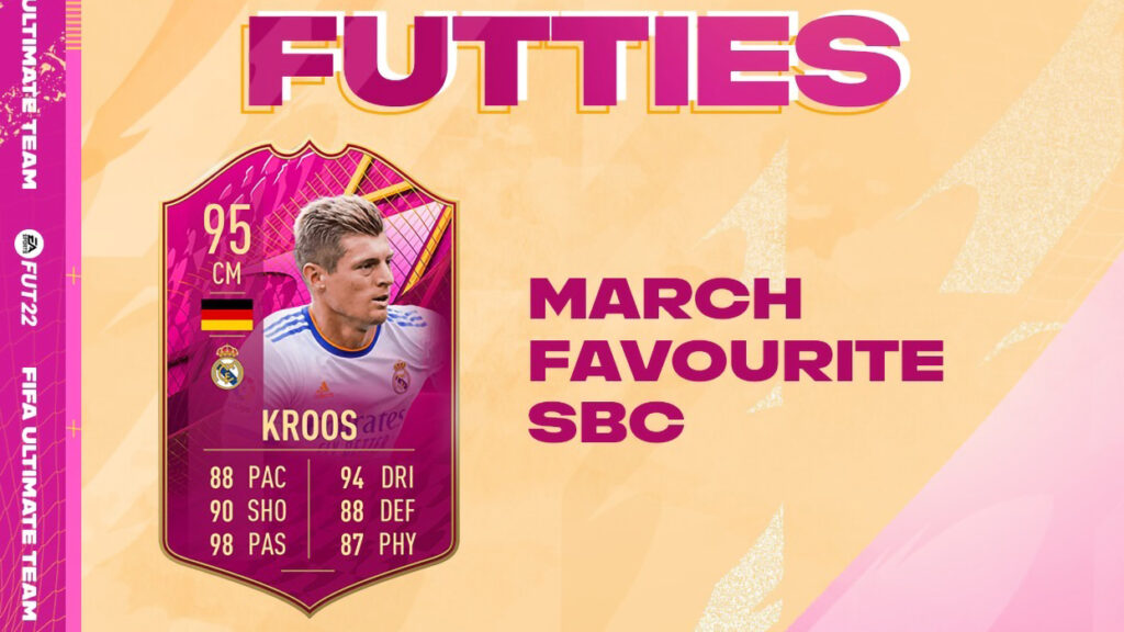 Fifa 22 Sbc Toni Kroos Futties March Favourite Cheapest Solutions And