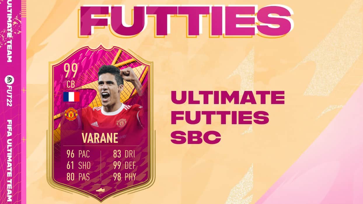 FIFA 22 SBC Raphael Varane FUTTIES Premium Winner: Cheapest Solutions ...