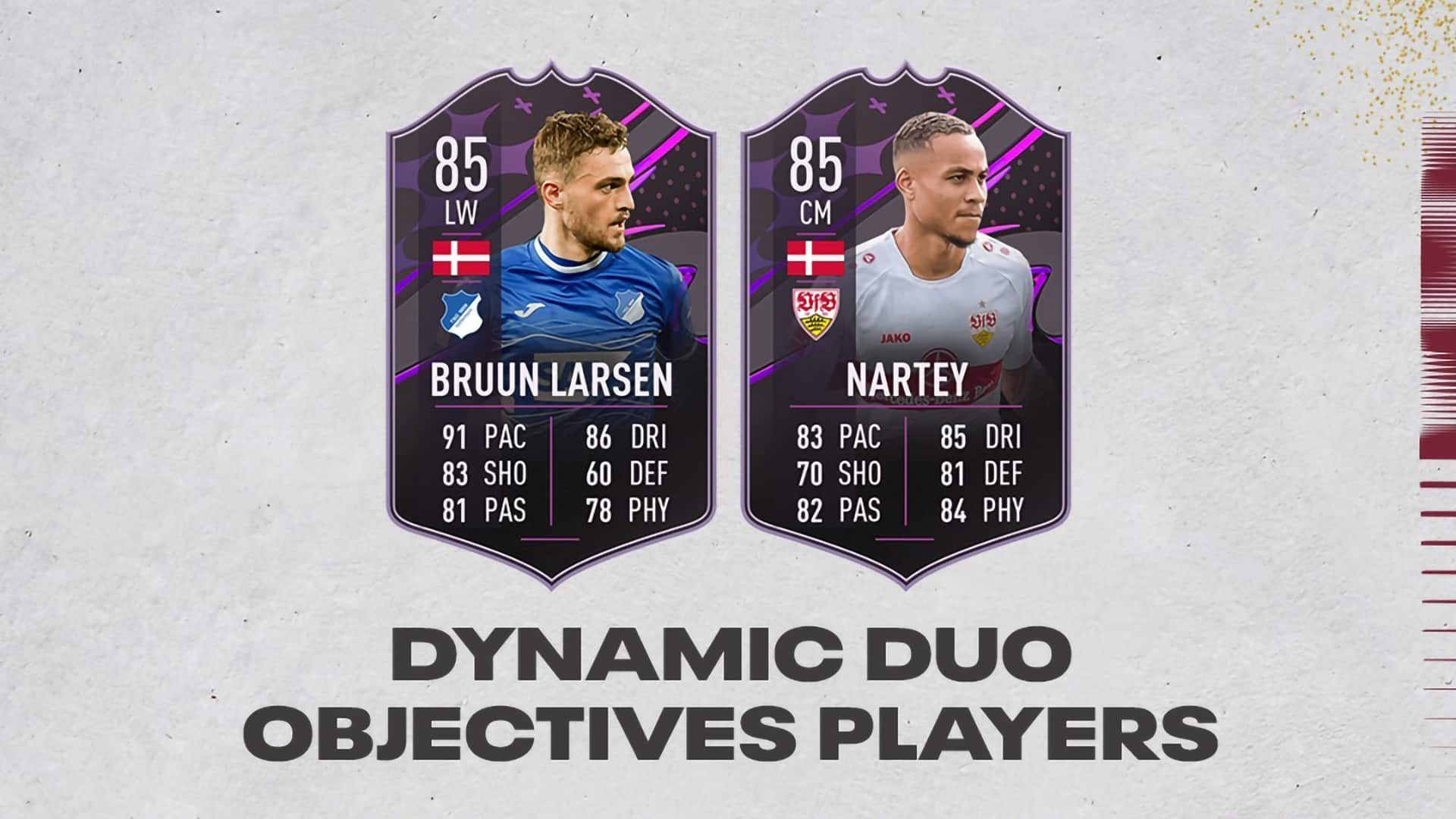 FIFA 23 Nartey & Bruun Larsen Nations Dynamic Duo Objectives - How to ...