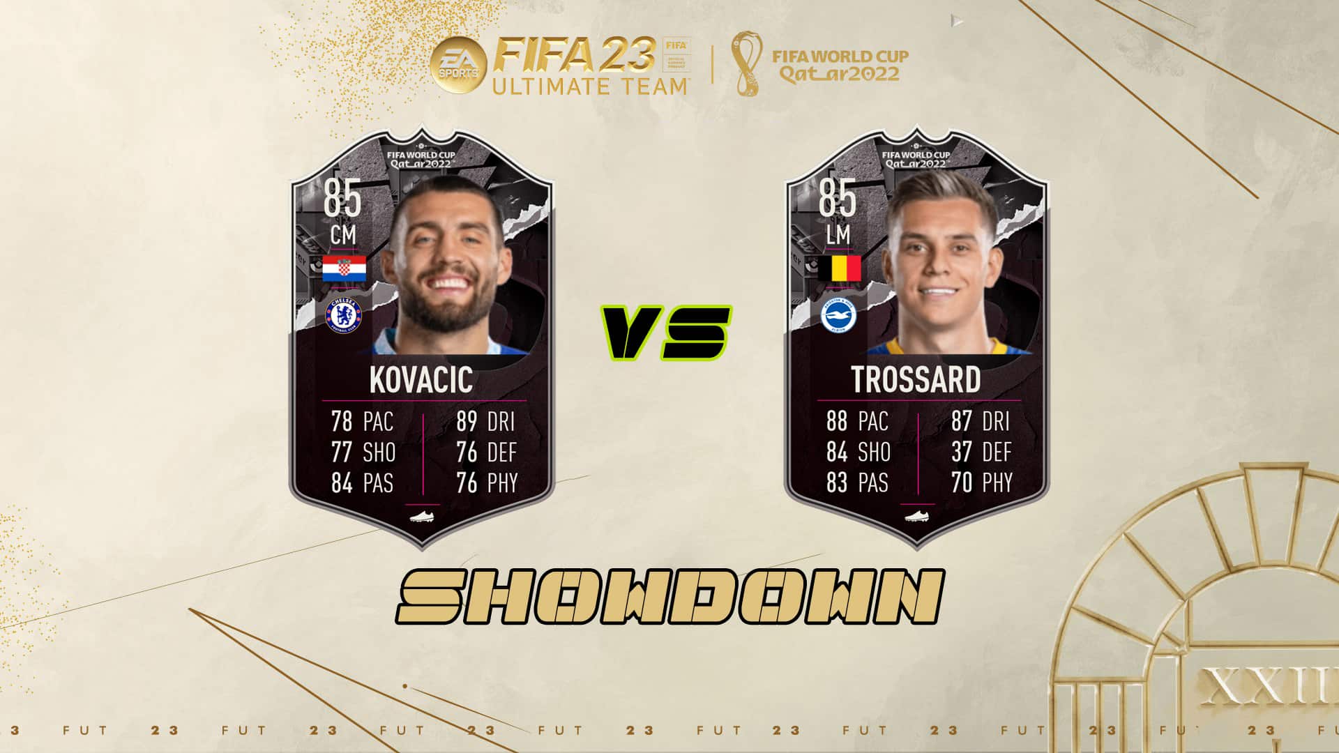 FIFA 23 SBC Kovacic vs Trossard Showdown World Cup - Cheapest Solutions ...