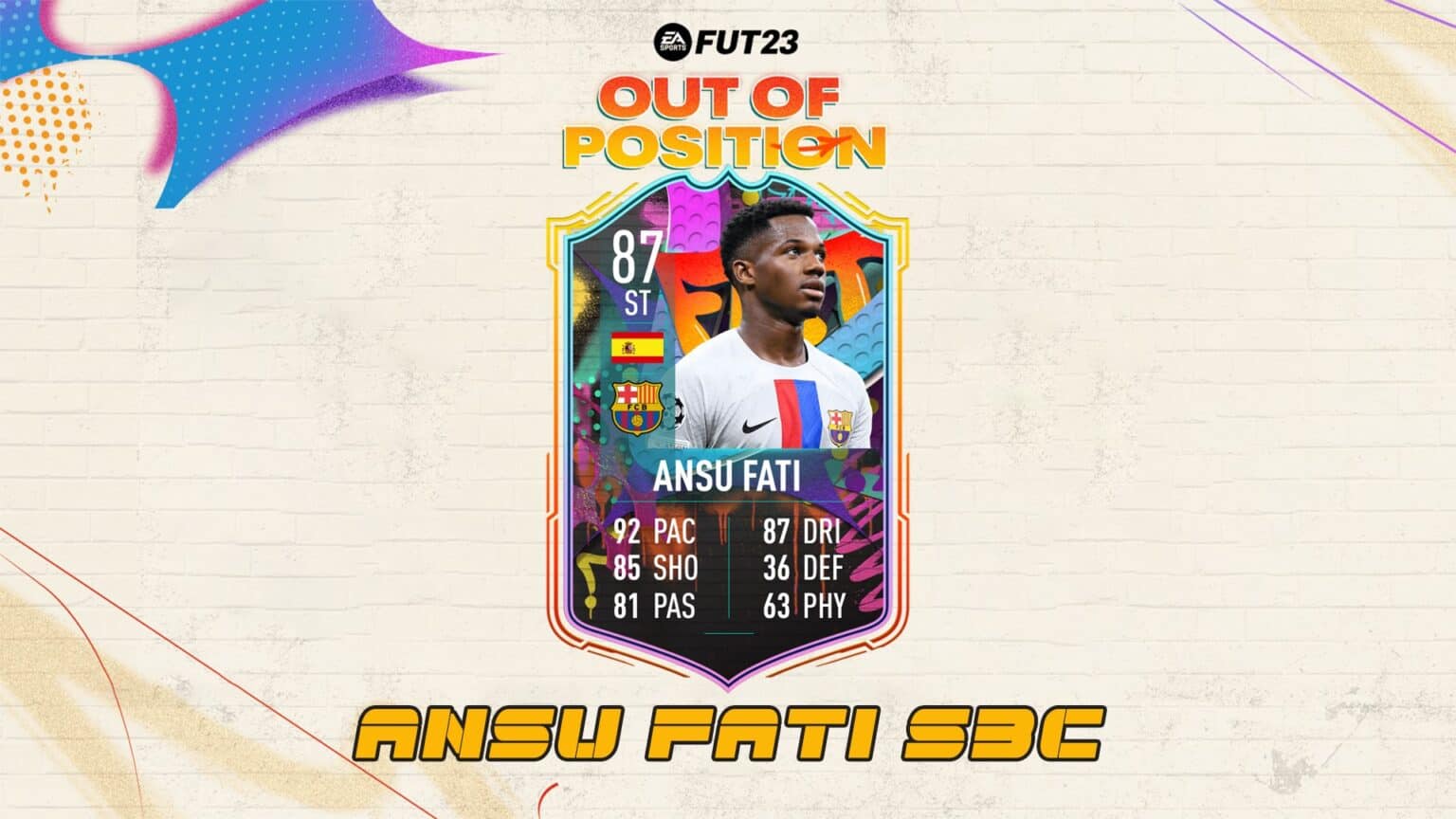 FIFA 23 SBC Ansu Fati Out Of Position: Cheapest Solutions and Review ...