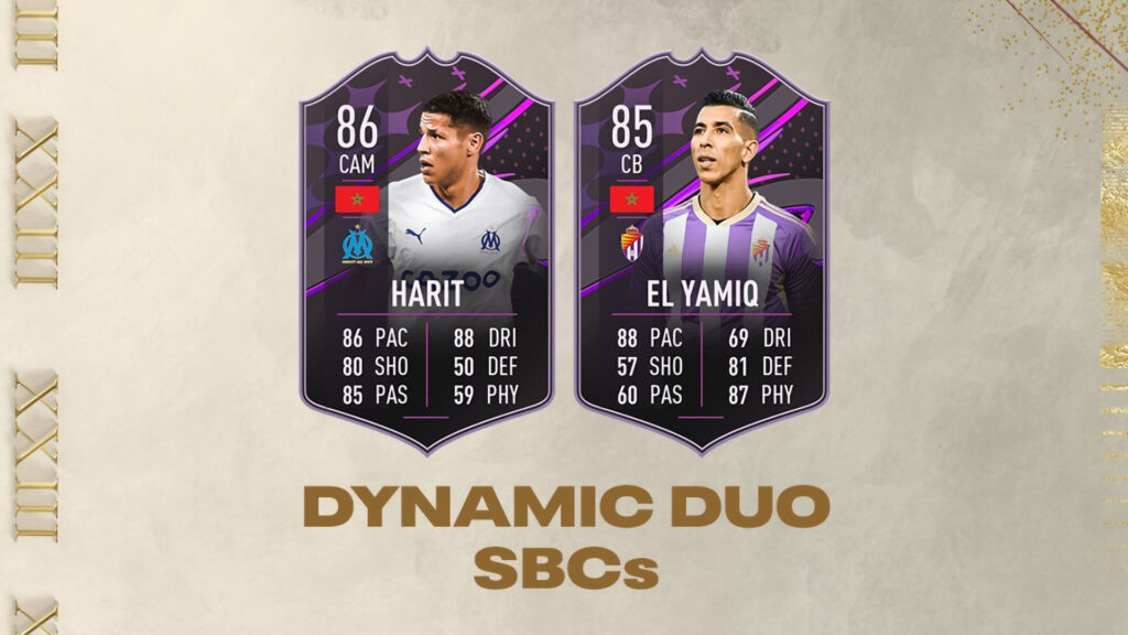FIFA 23 SBC Harit and El Yamiq Dynamic Duos: Cheapest Solutions ...