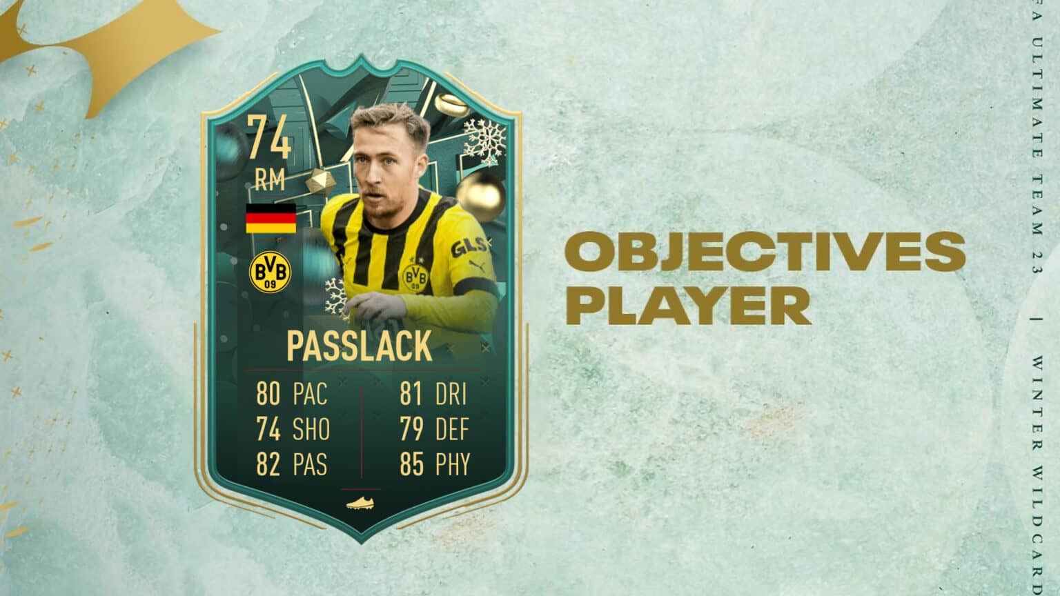 FIFA 23 Felix Passlack Winter Wildcards Silver Stars Objectives and Kristof Token ...