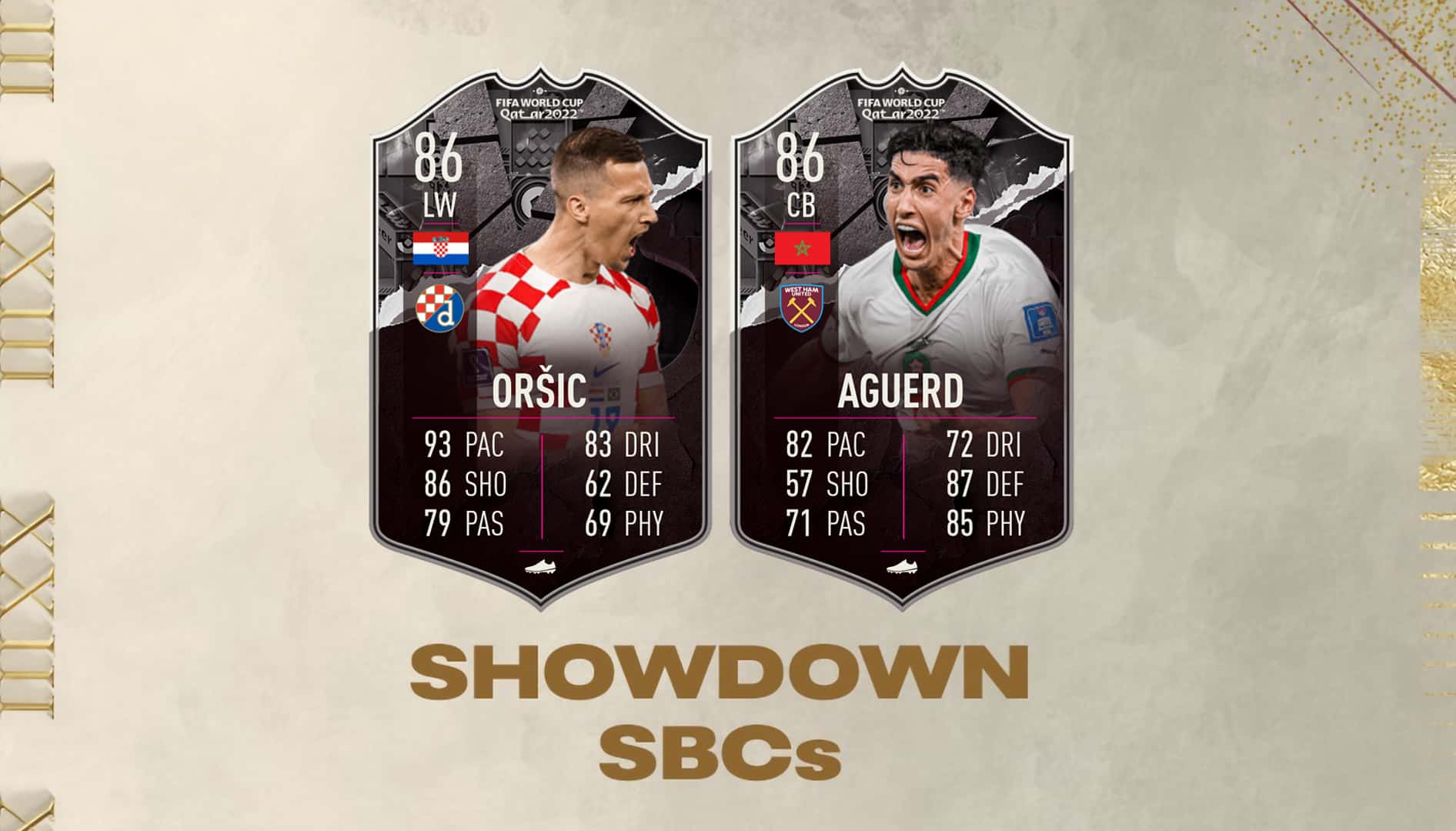 FIFA 23 SBC Orsic and Aguerd Showdown Croatia vs Morocco - Cheapest ...