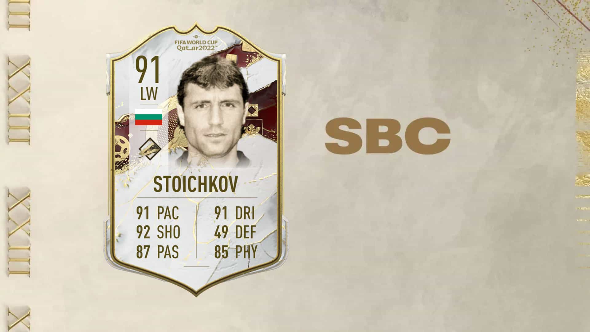 FIFA 23 SBC Hristo Stoichkov World Cup Icon: Cheapest Solutions and ...