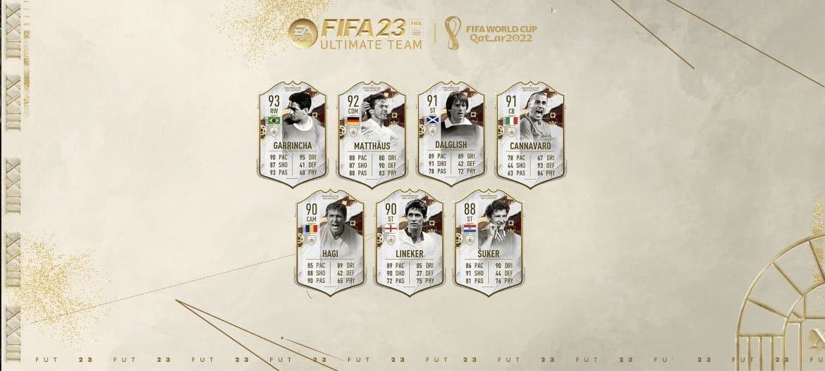 FIFA 23 World Cup Icons Team 3 Release December 9th Confirmed ...