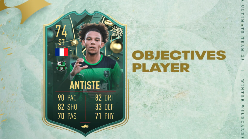 FIFA 23 Janis Antiste Winter Wildcards Silver Stars Objectives and ...