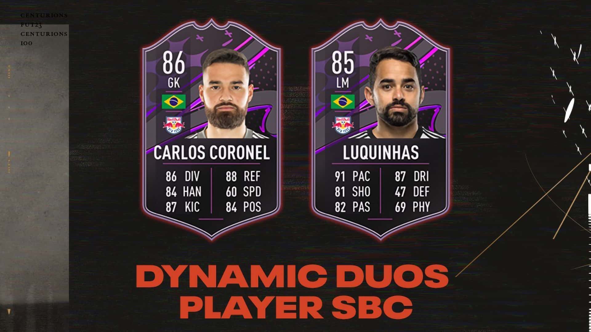 FIFA 23 SBC Luquinhas and Coronel Dynamic Duos: Cheapest Solutions ... FIFA 23 SBC Luquinhas and Coronel Dynamic Duos: Cheapest Solutions ...