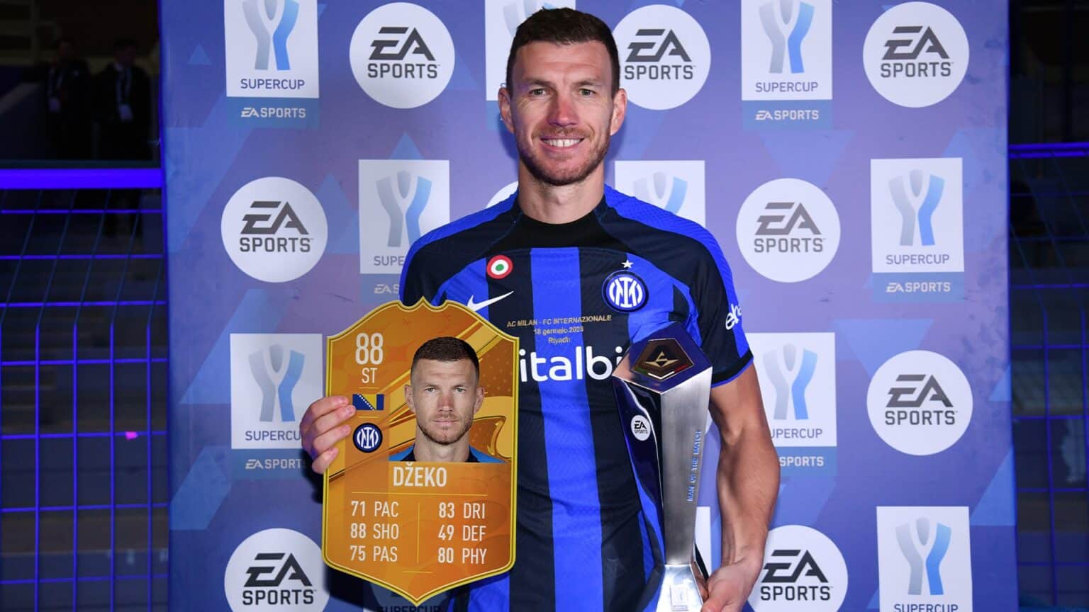 FIFA 23 Edin Dzeko MOTM 88 OVR: Man Of The Match of Supercup ...
