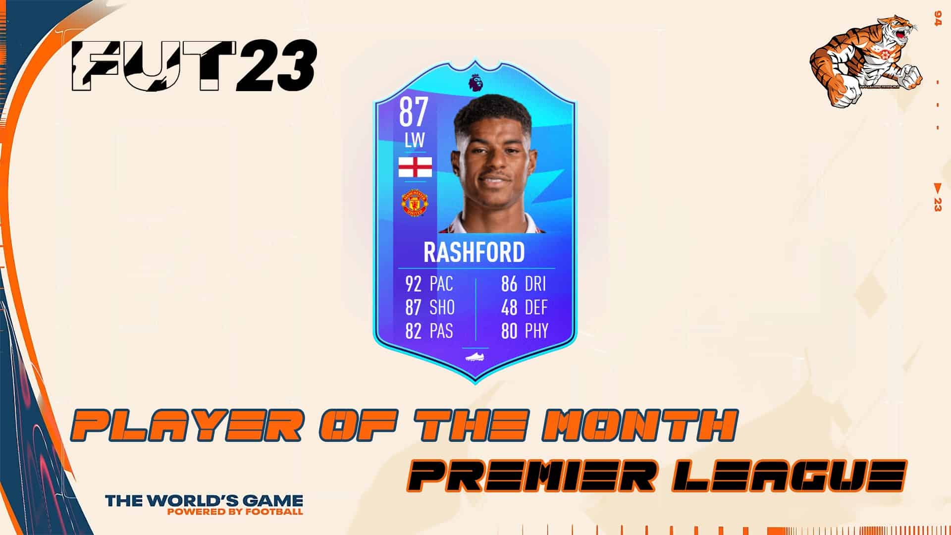 FIFA 23 SBC Marcus Rashford POTM Premier League January Winner ...